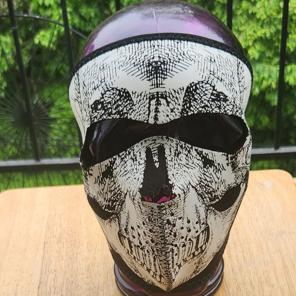 Source Unknown | Costumes | Wrap Around Mask Weathered Skeleton For ...